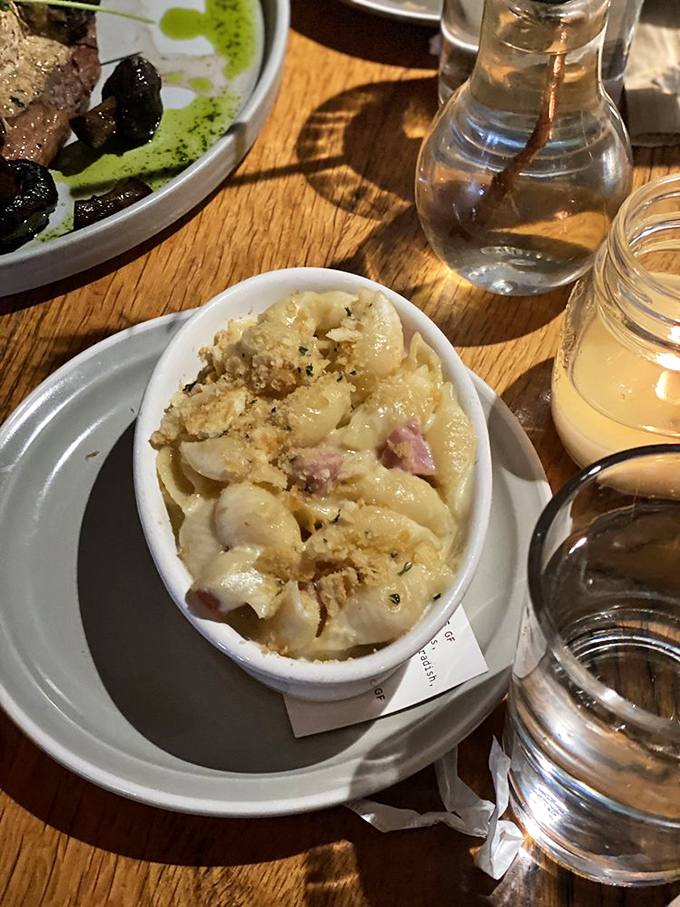 Mac and cheese nirvana has been achieved! Creamy smoked Gouda hugs every pasta curve while ham adds savory depth to this humble-turned-heavenly dish.