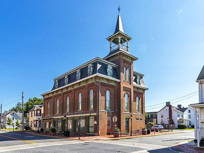 The Smyrna Opera House stands majestically, proving that small towns once built things to last centuries.