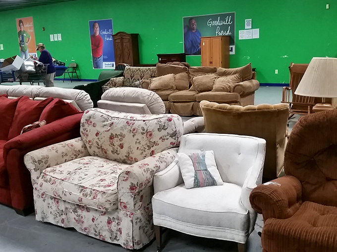 Sofa so good! From floral patterns that remind you of Grandma's house to pristine white upholstery waiting for its second act.