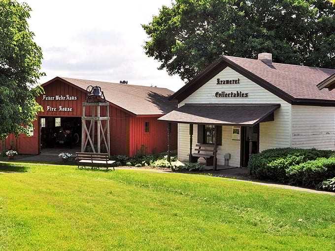 The Swiss Historical Village preserves the past with meticulous care, offering glimpses into pioneer life through authentic buildings and artifacts.