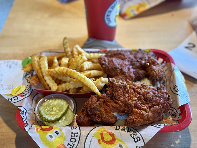 Golden-brown perfection that makes Colonel Sanders nervous. These tenders have the kind of crunch you can hear three tables away.