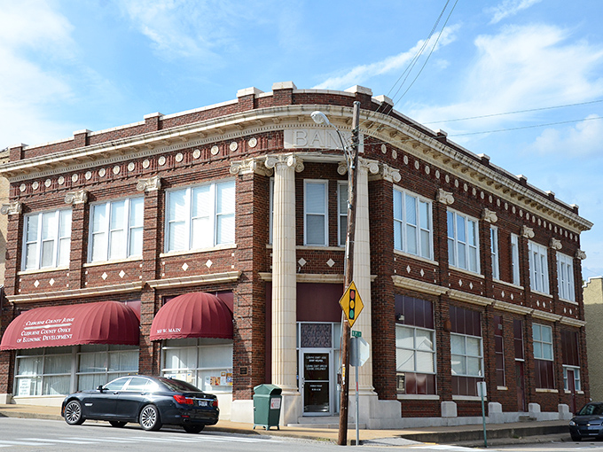 Historic brick buildings stand as testament to Heber Springs' past while housing modern businesses. Architecture that tells stories with every cornice.