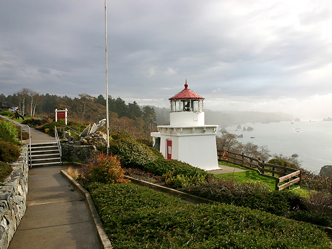 The Trinidad Head Lighthouse stands sentinel through fog and sunshine, a postcard-perfect reminder that before GPS, we relied on these beacons and very brave keepers.