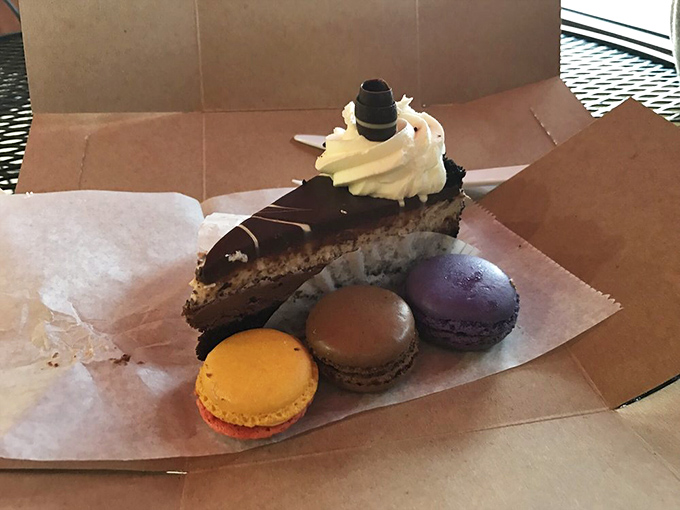 That moment when chocolate meets cheesecake and macarons join the party. This box of joy is better than any souvenir you'll find in Paris.