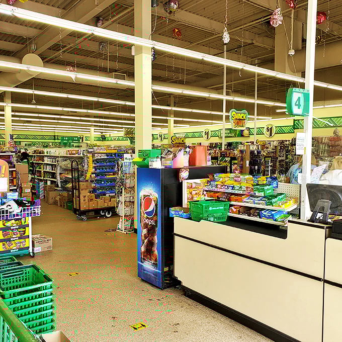 The retail promised land unfolds before you&mdash;aisles stretching into the distance like budget-friendly yellow brick roads.