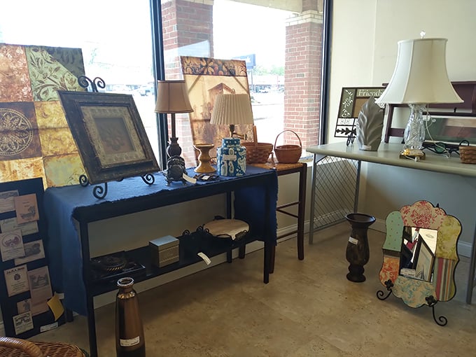 Window shopping takes on new meaning when every elegant lamp and artfully arranged table could be yours for less than dinner for two.