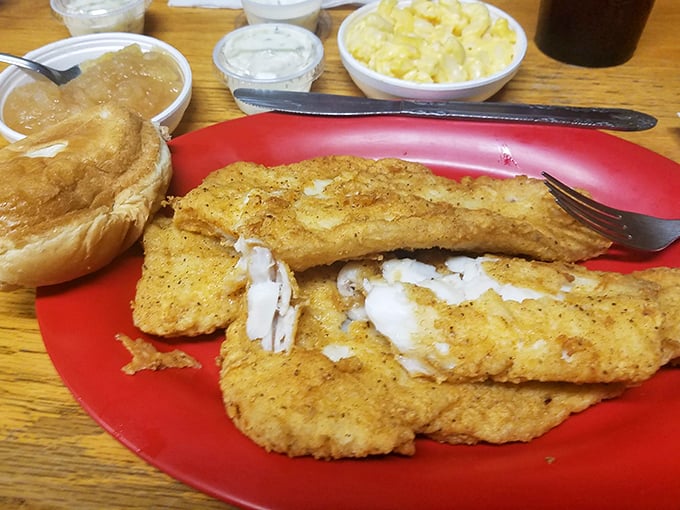 Golden-fried chicken that's crispy on the outside, tender on the inside. Comfort food that makes you forget about your diet faster than you can say "cheat day."
