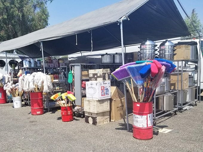 Household heroes stand at attention in their bright red battalions&mdash;mops, brooms, and dustpans ready to tackle life's messiest moments.