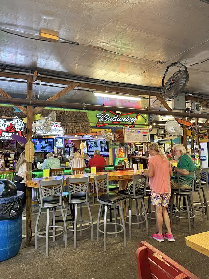 The unofficial town square of Fleamasters&mdash;a tiki-inspired watering hole where shoppers refuel and swap tales of their greatest finds.