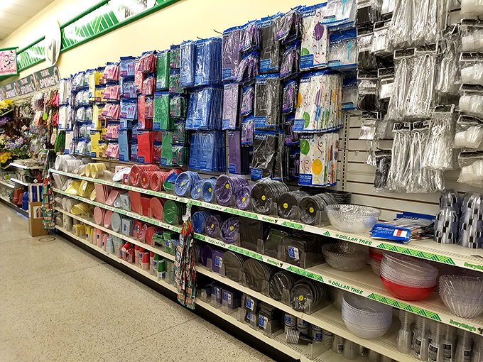 Party planning paradise! Colorful bowls and tableware that won't have you crying when guests inevitably toss them in the trash.