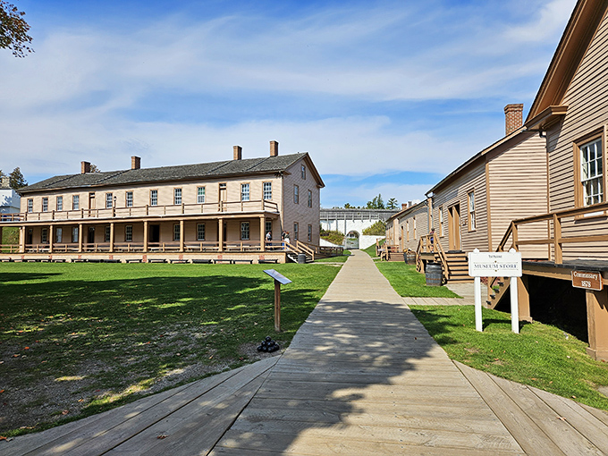 Fort Mackinac stands as a time capsule of 19th-century military life, where history isn't just preserved&mdash;it's lived daily through demonstrations and exhibits.