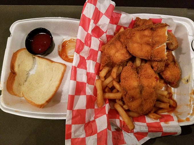 Golden-brown fried catfish nestled beside crispy fries and white bread&mdash;a Chicago trinity that makes taste buds stand up and applaud.