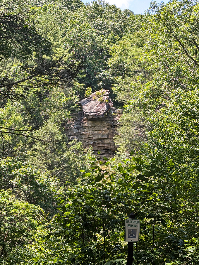"I'm just hanging out" - Balanced Rock, probably. This massive stone formation looks like it could tumble any minute but has been stubbornly defying physics since the last ice age.