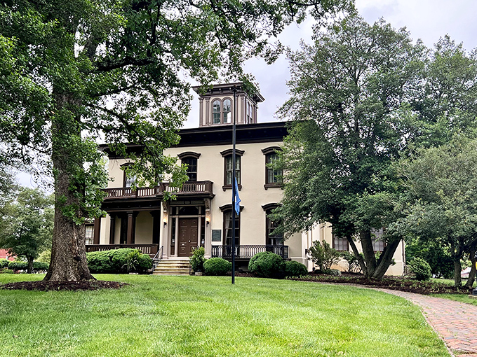 This stately historic mansion stands as a testament to Danville's prosperous past, when tobacco barons built homes as impressive as their bank accounts.