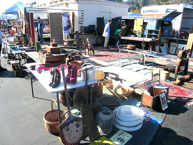 One person's garage clutter becomes another's vintage gold mine. That Hello Kitty mirror might just be the conversation piece your living room has been missing.