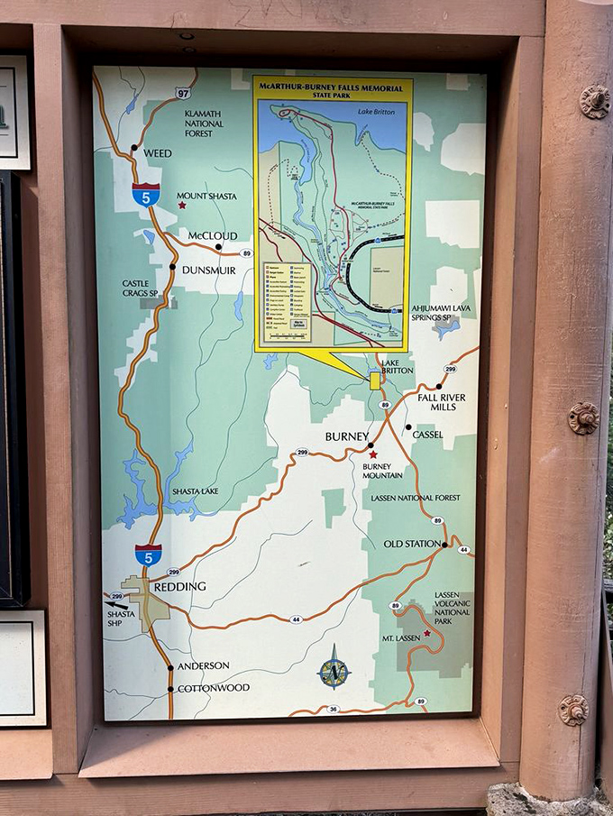 This map doesn't just show you where you are &ndash; it reveals an entire playground of natural wonders waiting to be explored in Northern California.