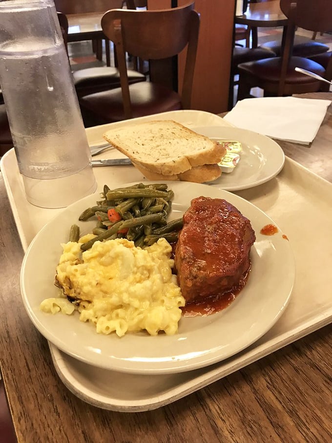 This isn't just meatloaf; it's a masterpiece of Midwestern comfort&mdash;tender, savory, and paired with creamy mac and cheese that could make a grown adult weep with joy.