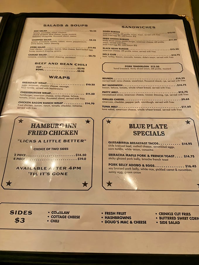 "Licks a little better" might be the understatement of the century for their fried chicken. The Blue Plate Specials aren't just special&mdash;they're legendary.