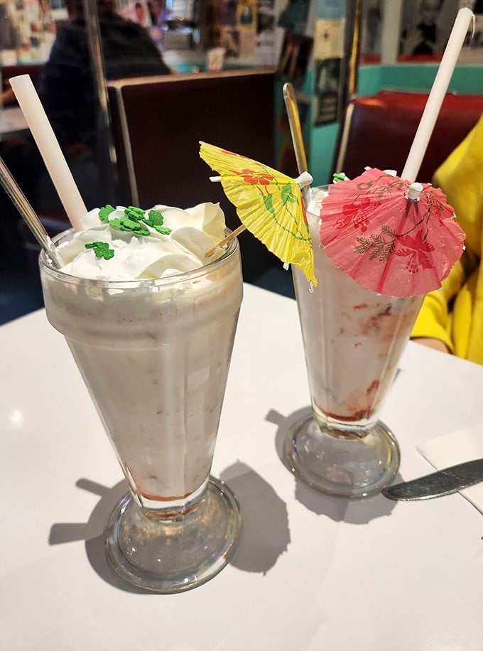 These milkshakes don't just bring boys to the yard&mdash;they bring everyone back to a simpler time. Complete with paper umbrellas!