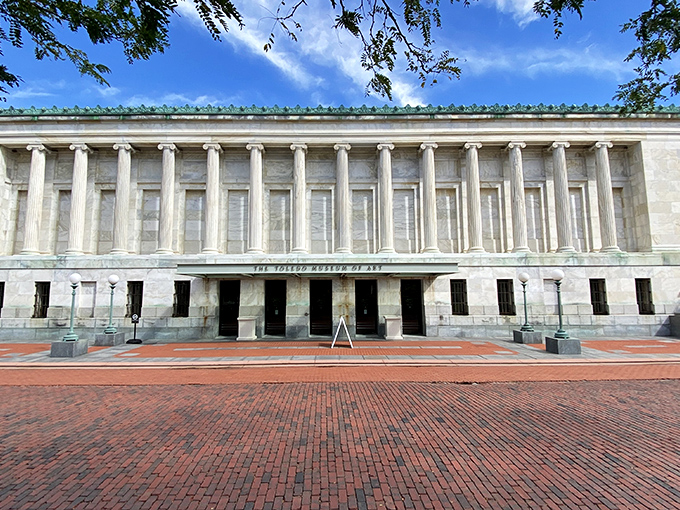 The Toledo Museum of Art's neoclassical facade isn't just pretty&mdash;it houses world-class collections with free admission. Culture doesn't have to break the bank in this underrated Midwestern gem.