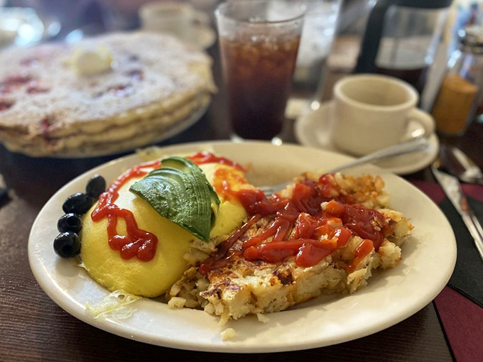 When your omelette arrives looking like it could feed a small village, you know you've found breakfast nirvana.
