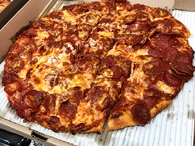 This isn't just pepperoni pizza&mdash;it's edible evidence that simplicity, when executed perfectly, creates the most profound culinary experiences.