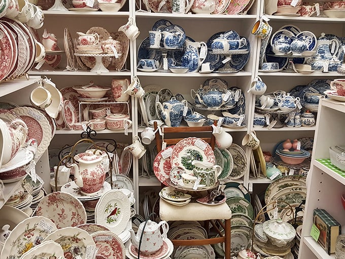 China patterns that witnessed generations of Sunday dinners and holiday feasts. Blue willow never goes out of style.