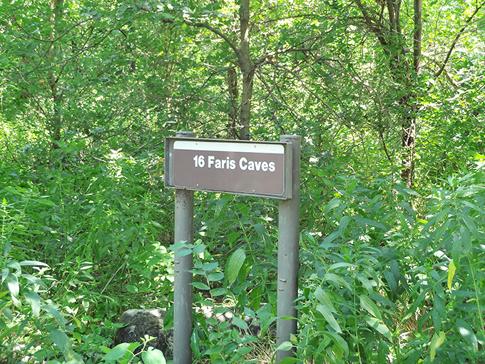 "16 Faris Caves" reads the unassuming sign, like finding the world's most understated restaurant with a Michelin star hiding in plain sight.