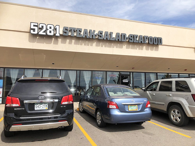 Don't let the strip mall location fool you &ndash; inside this unassuming spot, steak magic happens at exactly 5,281 feet above sea level.