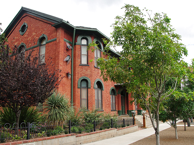 This handsome brick Victorian building once housed mining executives but now tells the gritty stories of the workers who built Bisbee.