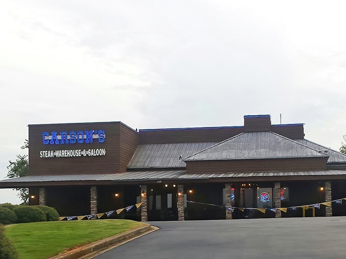 Carson's rustic exterior isn't putting on airs&mdash;it's too busy preparing steaks that will haunt your dreams.