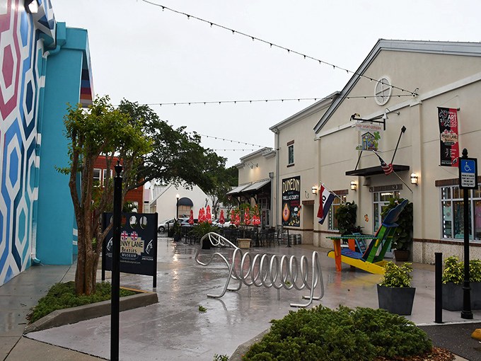 Dunedin's waterfront homes stand like proud sentinels guarding their slice of paradise, with boats bobbing gently at private docks.