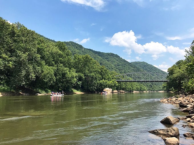 Fayetteville's historic courthouse stands proud, much like residents who've discovered affordable living in this outdoor paradise.