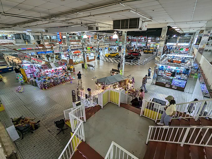 The Golden Rule of flea markets: the deeper you venture, the better the treasures&mdash;and this place goes deep.