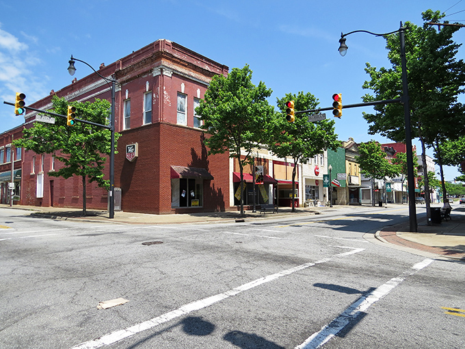 Gaffney's historic downtown might not have a giant peach in view, but its affordable charm is just as sweet.