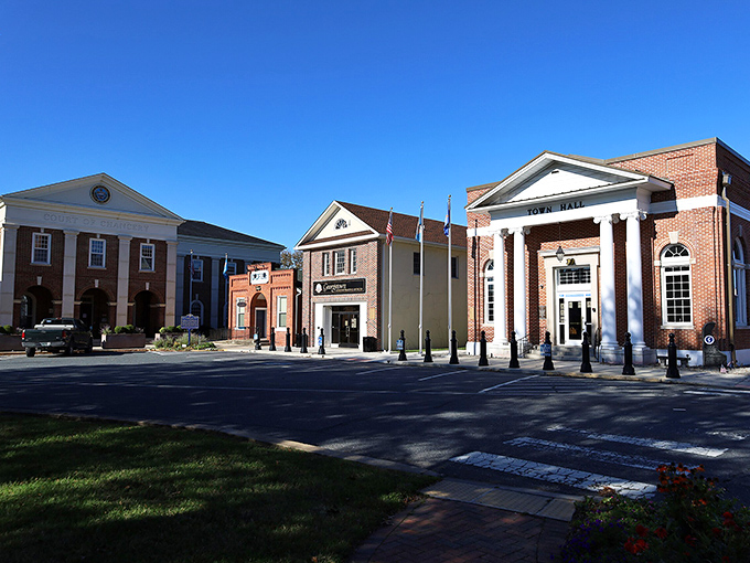 Georgetown's town center has that quintessential courthouse-square vibe that makes you want to grab coffee and watch the world go by.