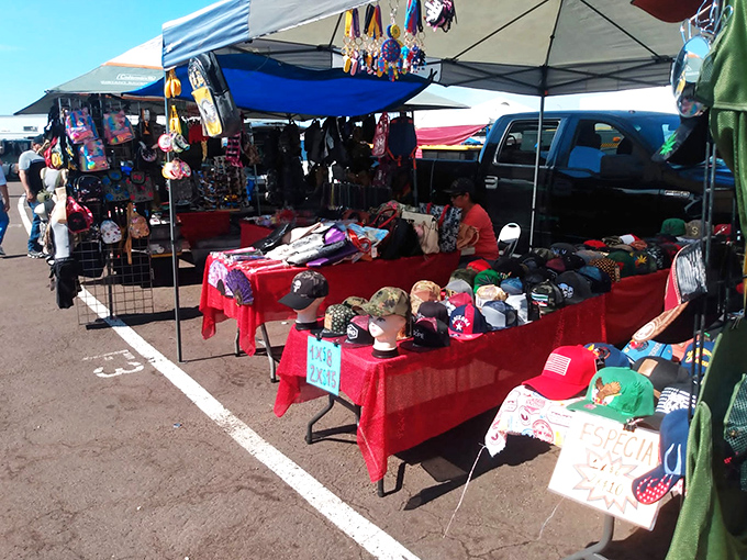 Glendale's outdoor market displays everything from t-shirts to treasures. California may have Hollywood, but Arizona has bargain hunting stars!