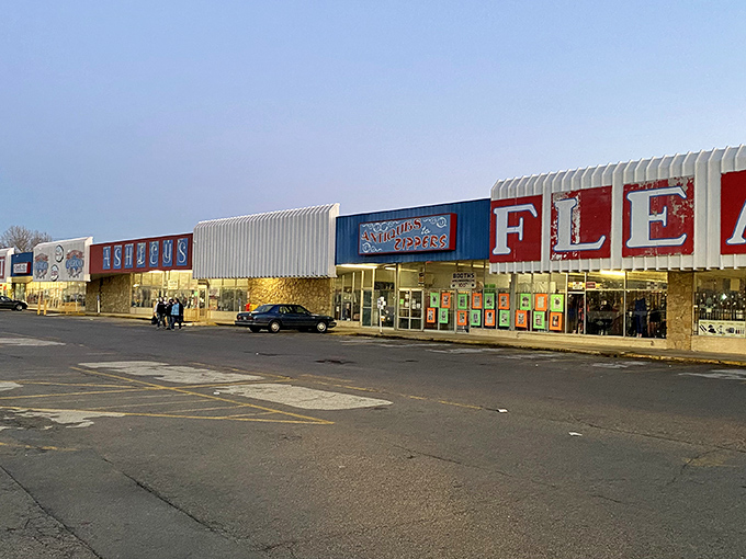 Good Vibes Collectibles announces itself with colorful flair - even the building looks ready for a good time!