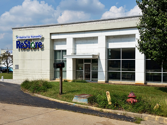 Habitat ReStore's clean lines and simple signage hide a wonderland of home improvement treasures within.