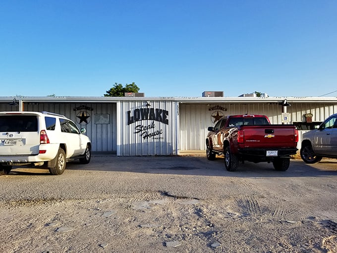 Lowake Steak House doesn't need fancy signage when word-of-mouth has been working since 1951. Rural Texas simplicity with big flavor rewards.
