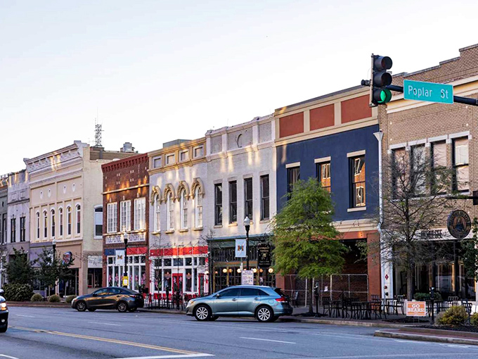 Bainbridge's colorful storefronts stand shoulder-to-shoulder like old friends sharing stories of a simpler, more affordable time.