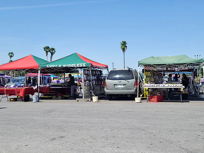 Inside Mercadome, mobility scooters are the Ferrari of flea market transportation&mdash;practical and surprisingly zippy.