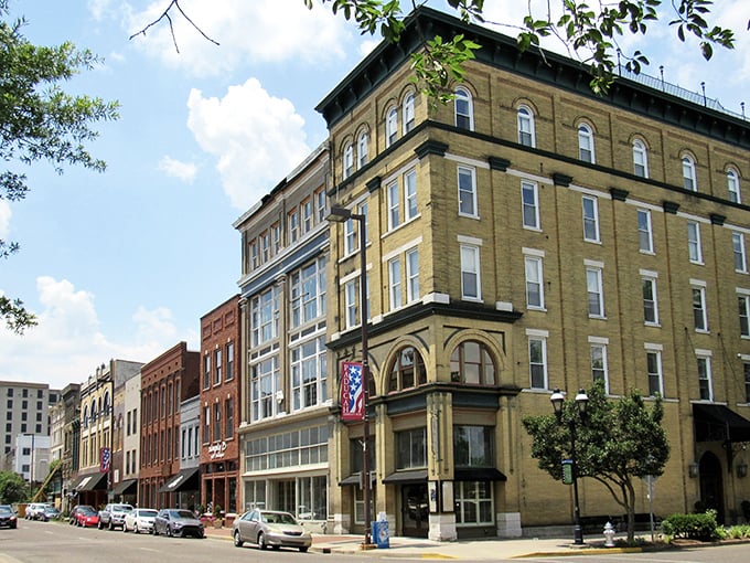 Paducah's colorful downtown buildings are like a box of crayons &ndash; vibrant, inviting, and surprisingly affordable for those living on fixed incomes.