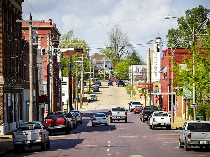 Poplar Bluff's downtown stretches before you like a living museum where you can actually touch the exhibits and grab lunch afterward.