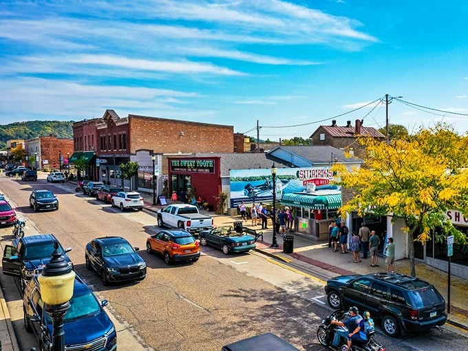Sturgeon Bay's waterfront district combines Door County charm with small-town prices &ndash; like getting champagne views on a beer budget! 