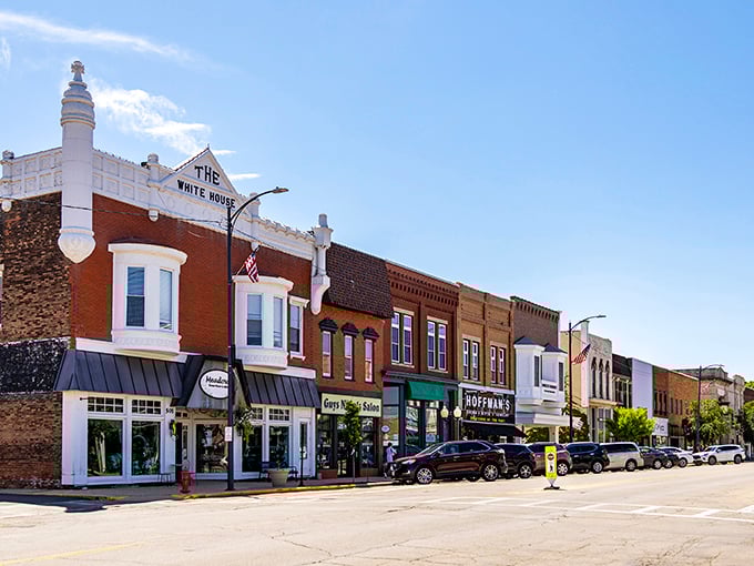 Princeton's downtown feels frozen in time, where brick buildings and vintage lampposts create an atmosphere that Instagram filters try desperately to replicate.