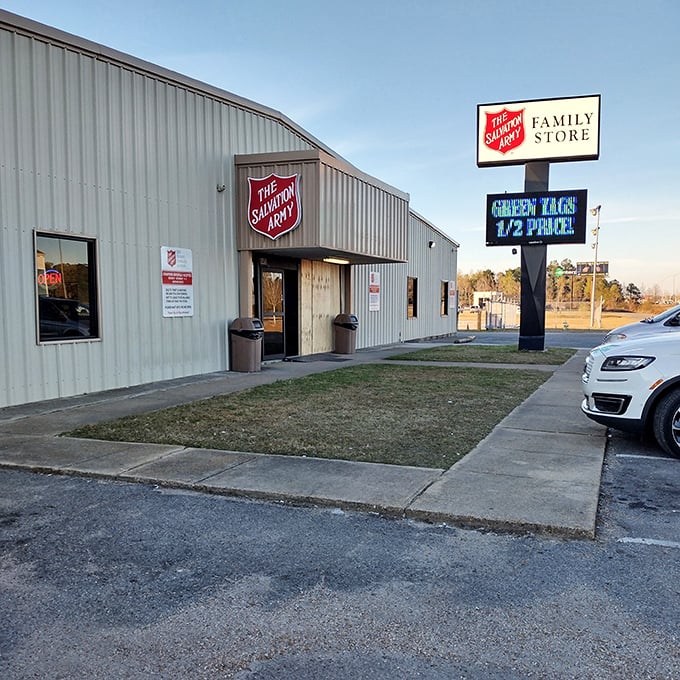 Another Salvation Army outpost, another chance to turn someone else's "no longer sparks joy" into your "jackpot find!"