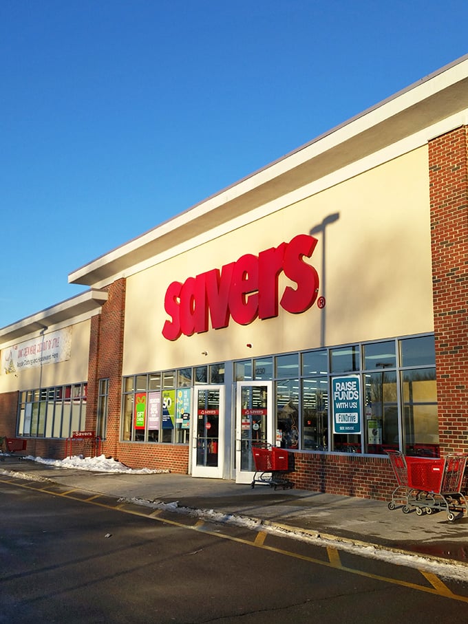 Savers' bold red signage stands out like a beacon for bargain hunters &ndash; the mothership calling you home.