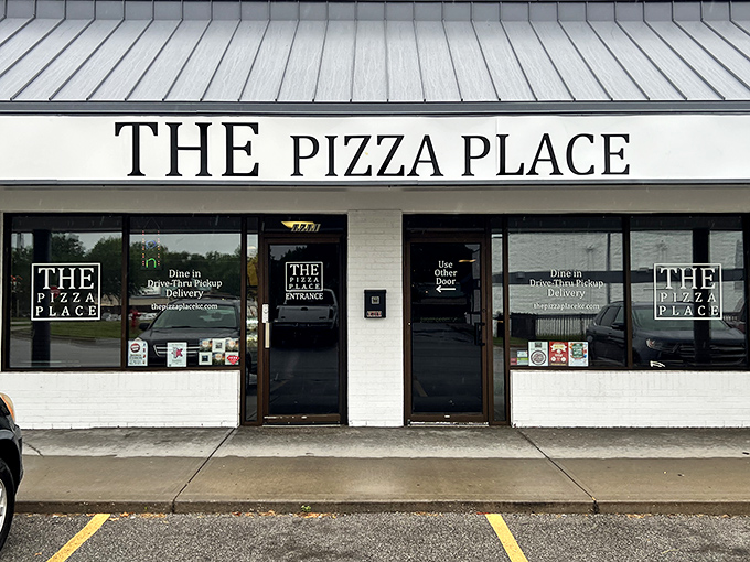 Simple name, serious pizza game - sometimes the best places let their food do all the talking.
