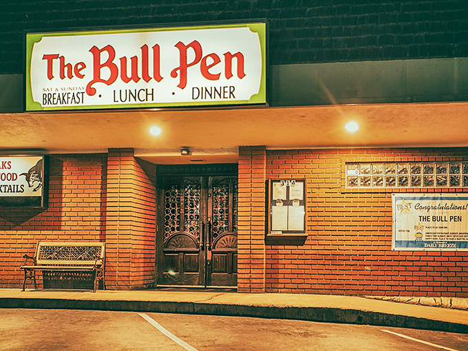 Step into this brick-lined time capsule where steaks are serious business and ambiance is timeless. 